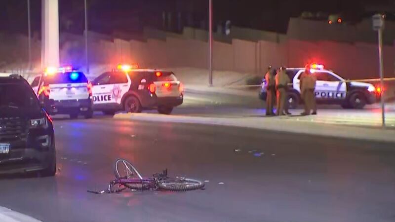 Bicyclist dies after crash with car in northwest Las Vegas Valley Bicyclist dies after crash with car in northwest Las Vegas Valley
