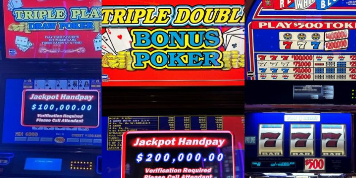 3 six-figure jackpots hit at Las Vegas Strip casino over weekend 3 six-figure jackpots hit at Las Vegas Strip casino over weekend